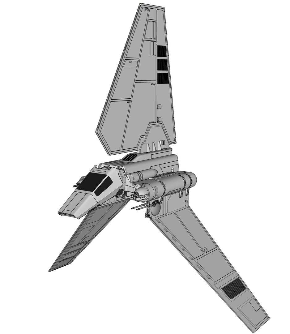 Lambda Shuttle 3D Model - TurboSquid 1536379