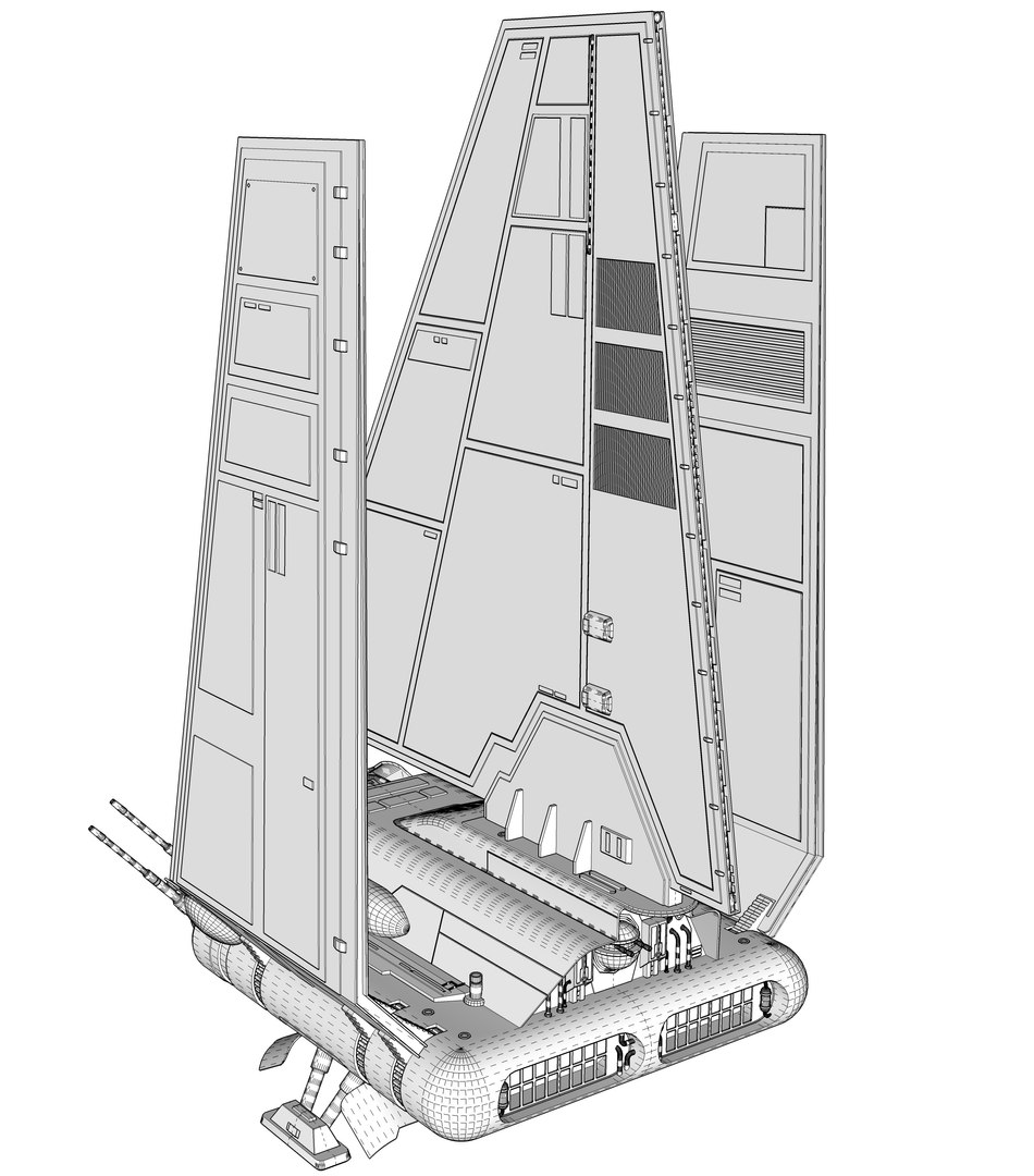 Lambda Shuttle 3D Model - TurboSquid 1536379