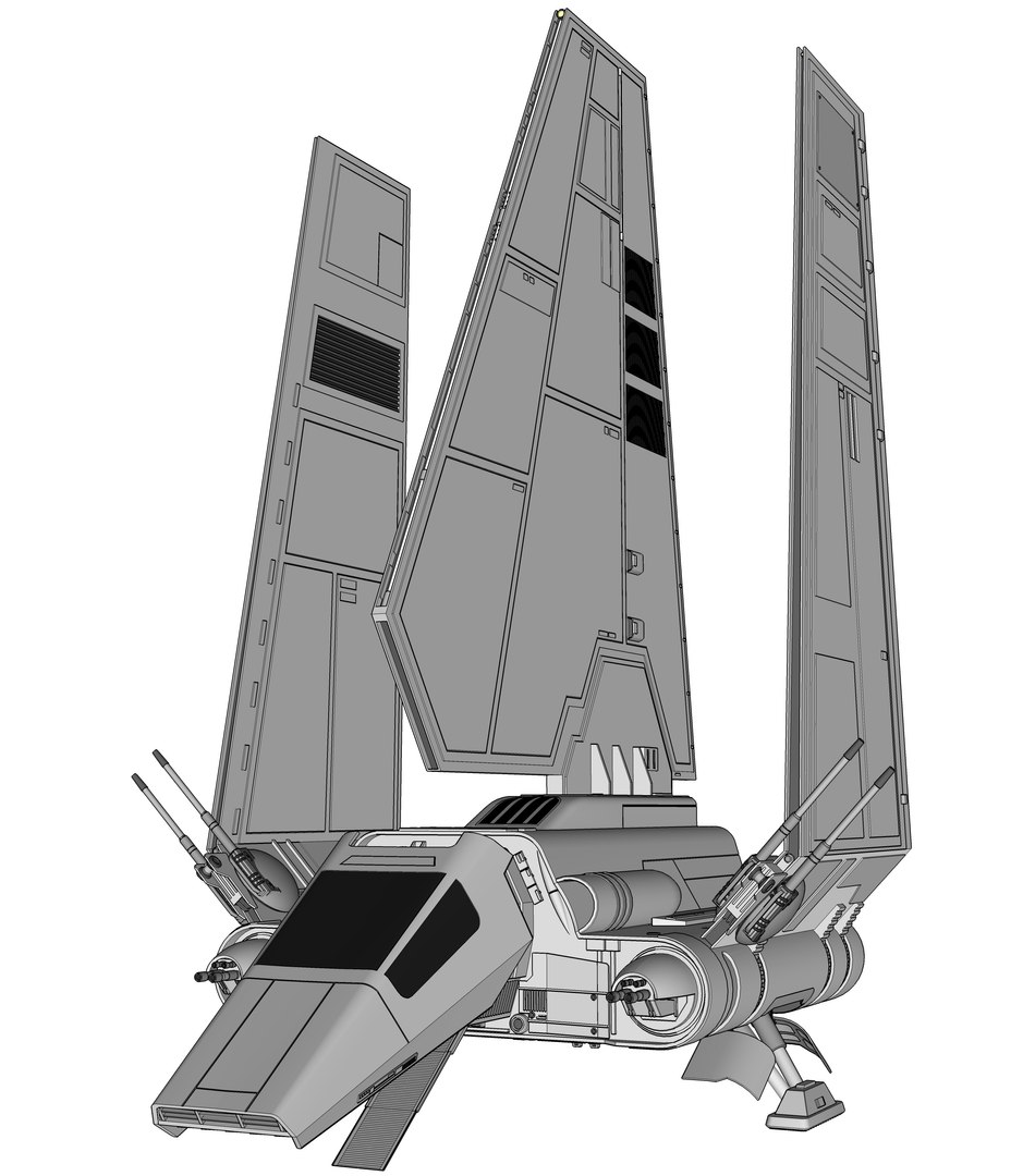 Lambda Shuttle 3D Model - TurboSquid 1536379