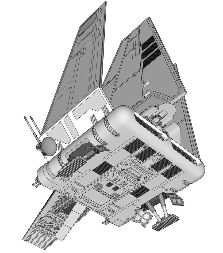 Lambda Shuttle 3D Model - TurboSquid 1536379