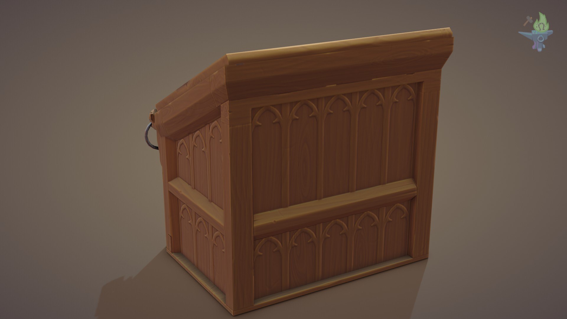 Gothic Chest 3D Model - TurboSquid 1537508
