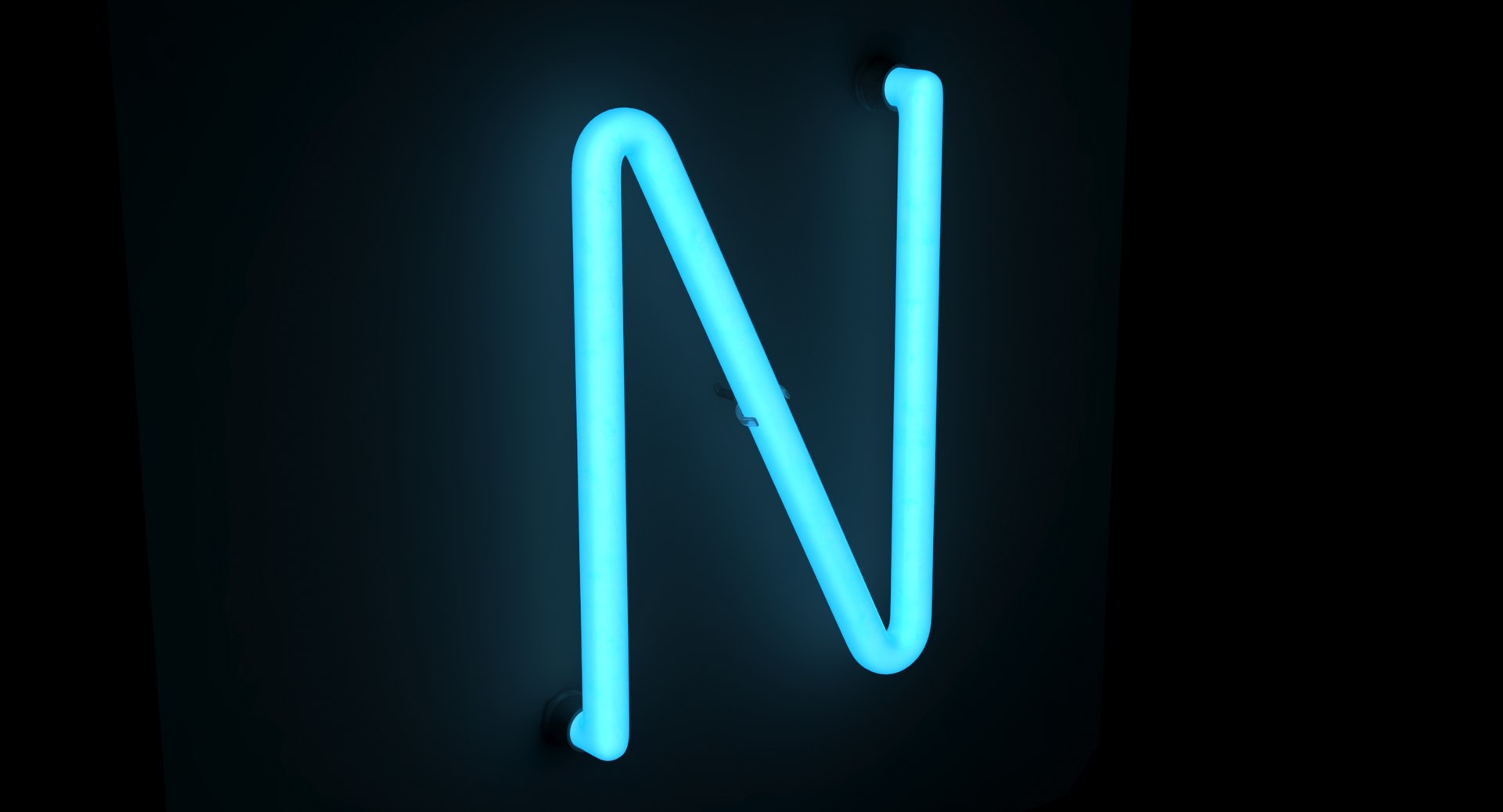Neon Letter N Alphabet 3D Model - TurboSquid 1630228