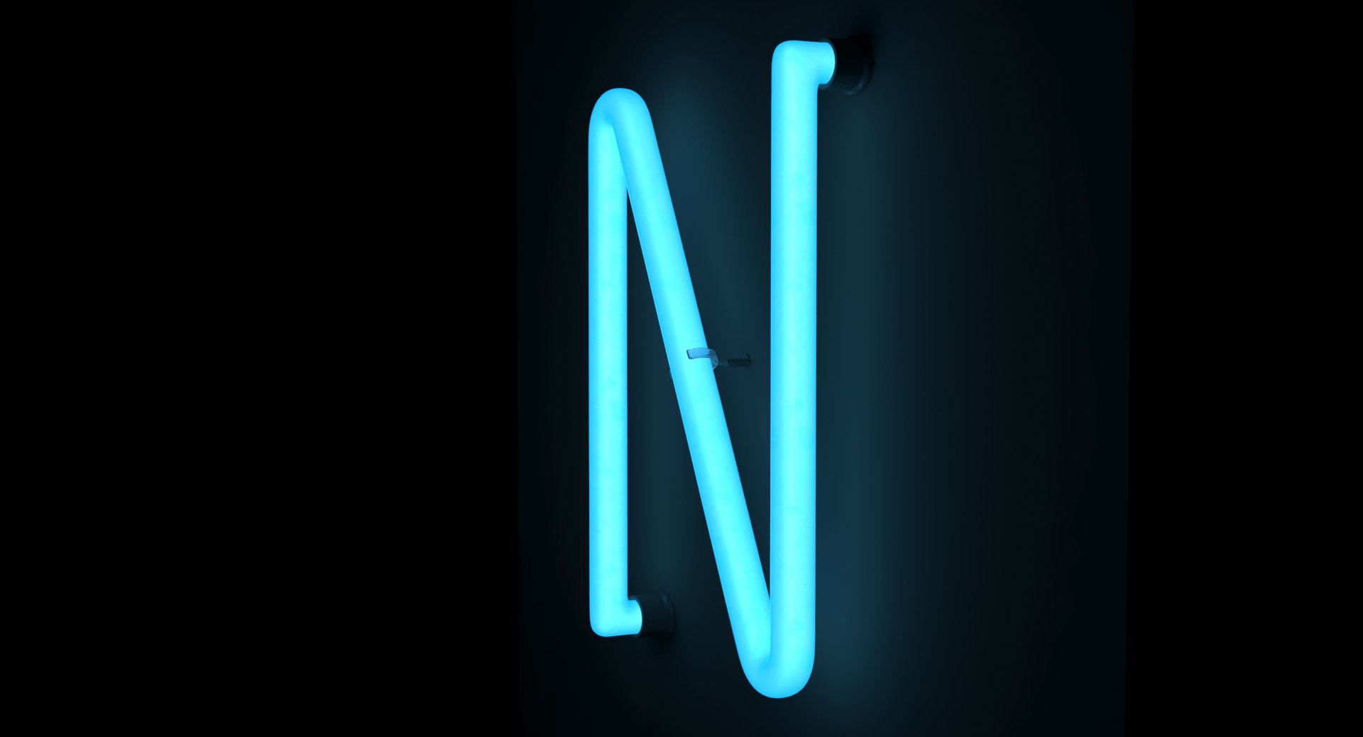 Neon Letter N Alphabet 3D Model - TurboSquid 1630228