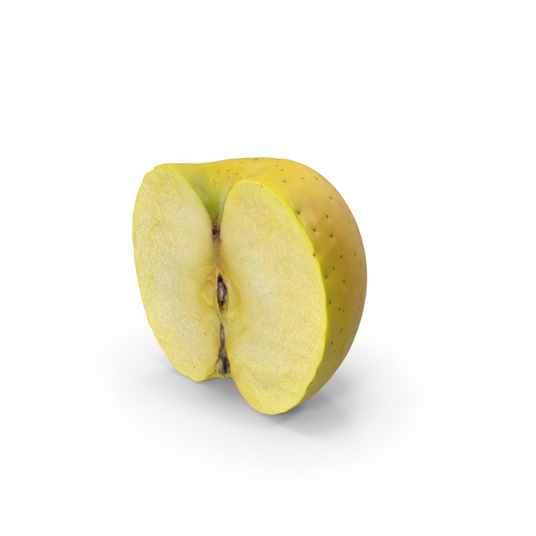 3D Apple Half - TurboSquid 2390884