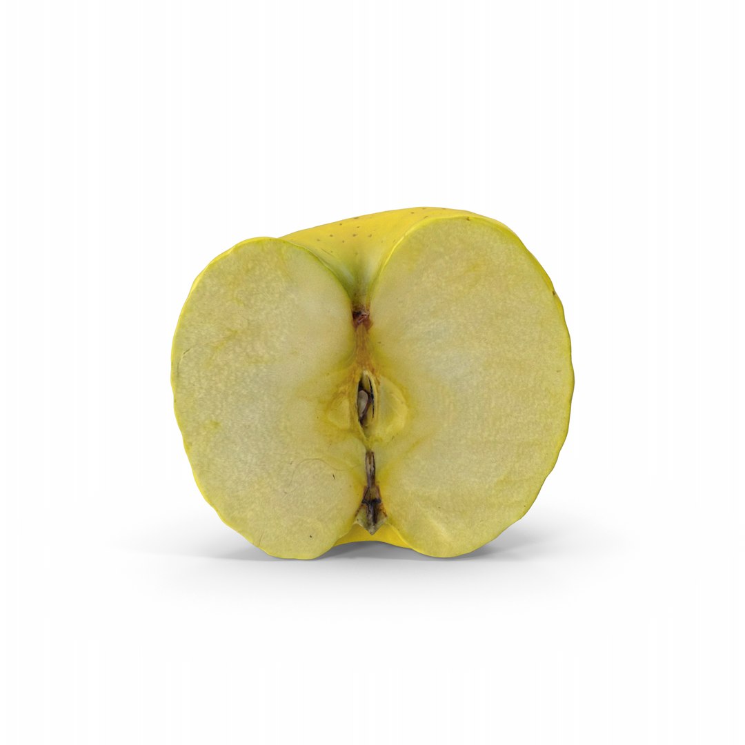 3D Apple Half - TurboSquid 2390884