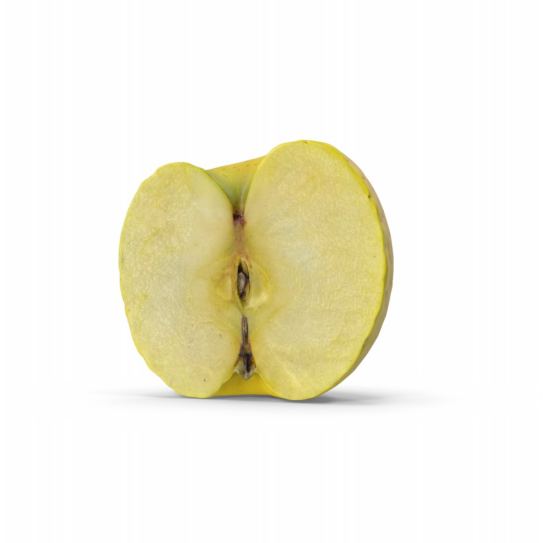 3D Apple Half - TurboSquid 2390884