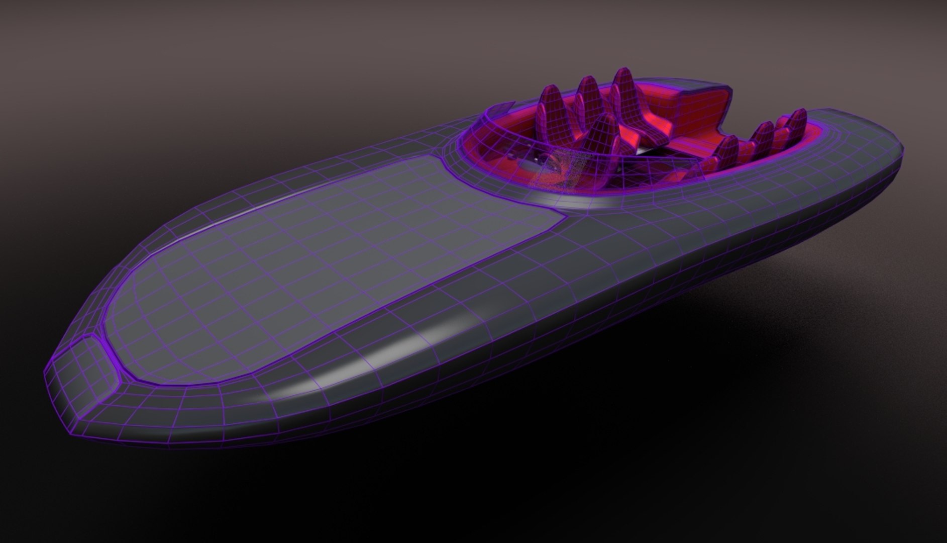 Boat Speed Concept 3d Model