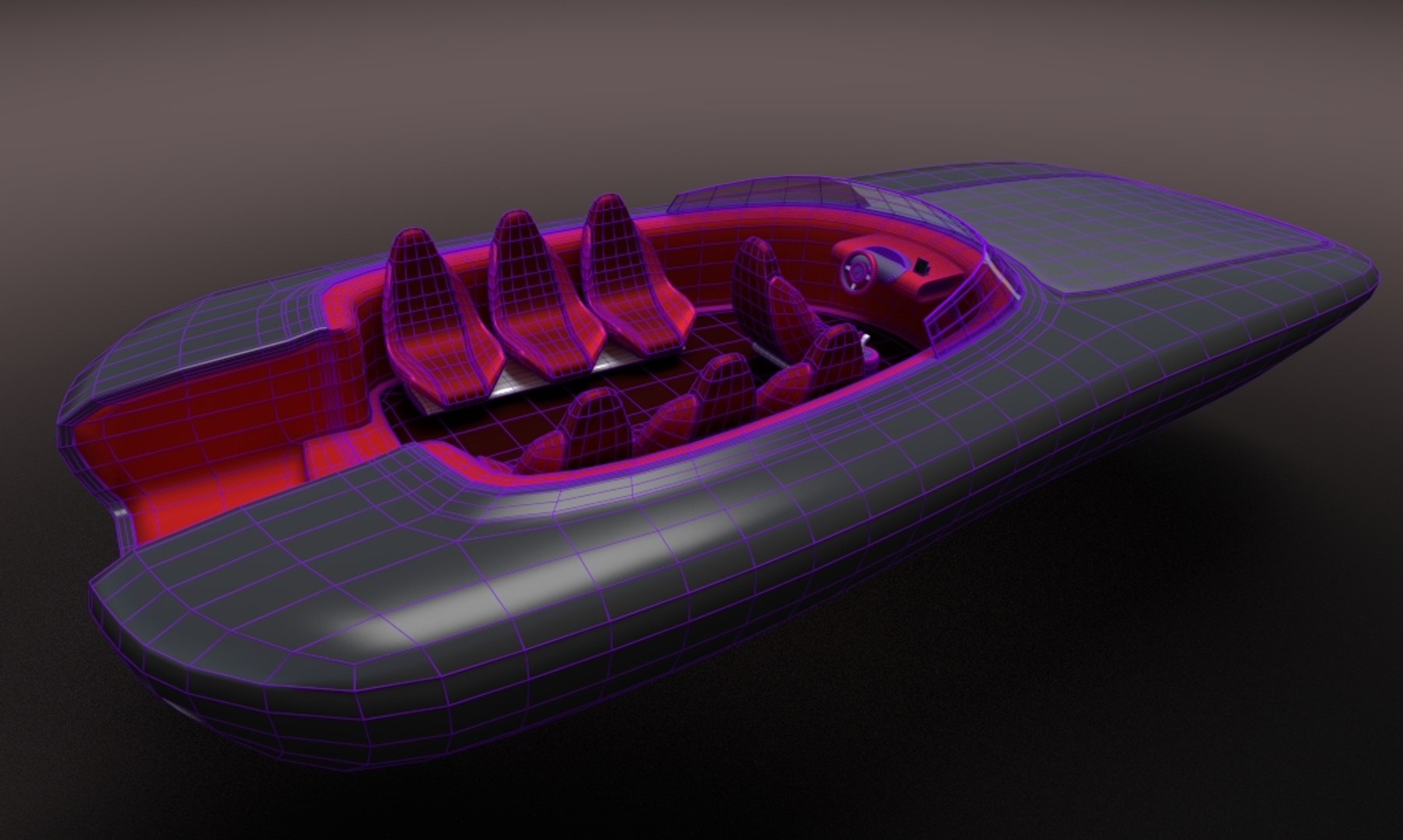 Boat Speed Concept 3d Model