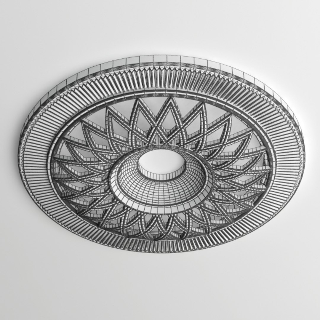 Ceiling Medallion 3d Model