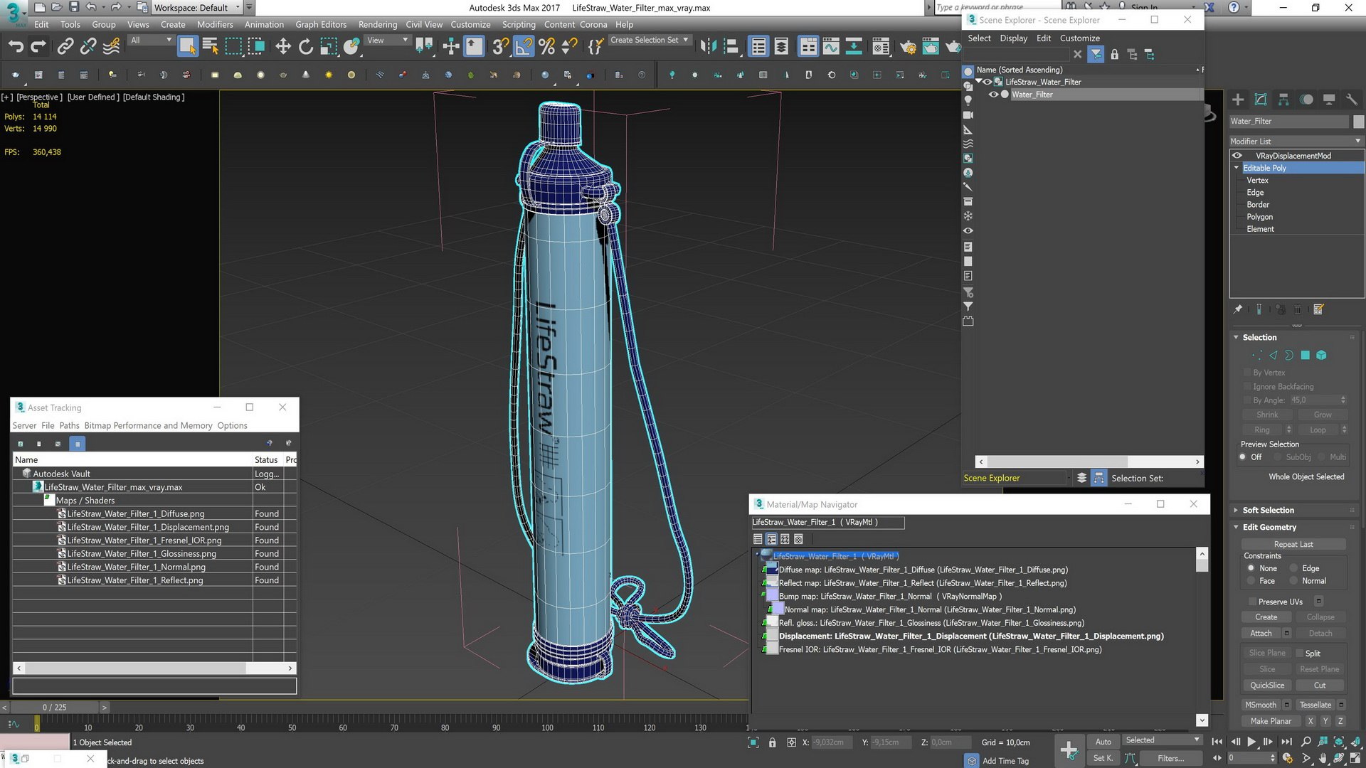 LifeStraw Water Filter Model - TurboSquid 1953351