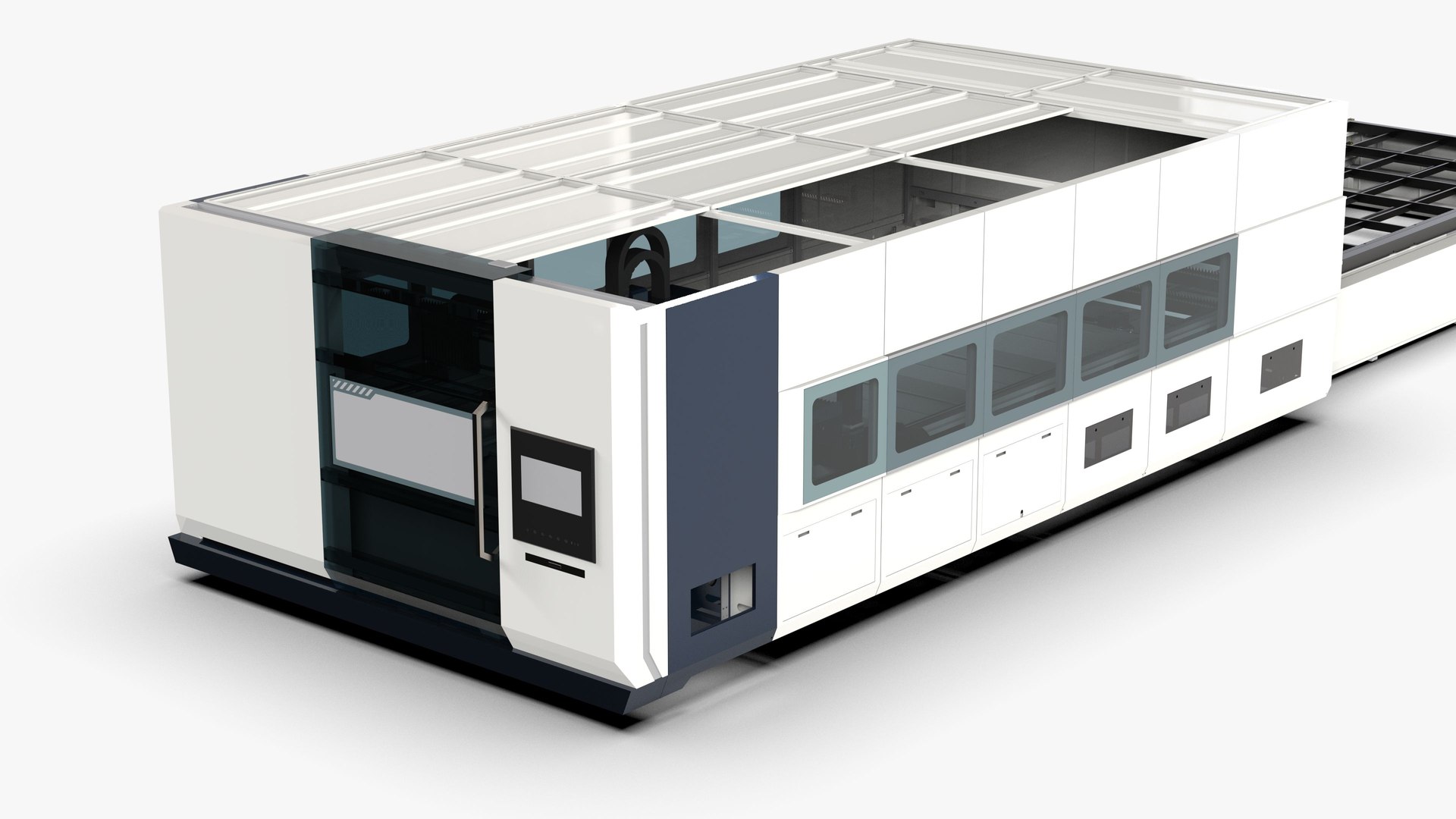 3D 10 KW High Power Laser Cutting Machine - TurboSquid 1991879