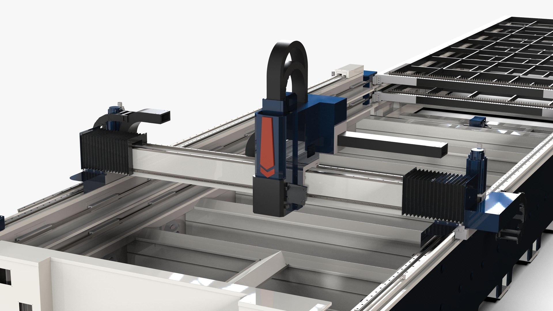 3D 10 KW High Power Laser Cutting Machine - TurboSquid 1991879