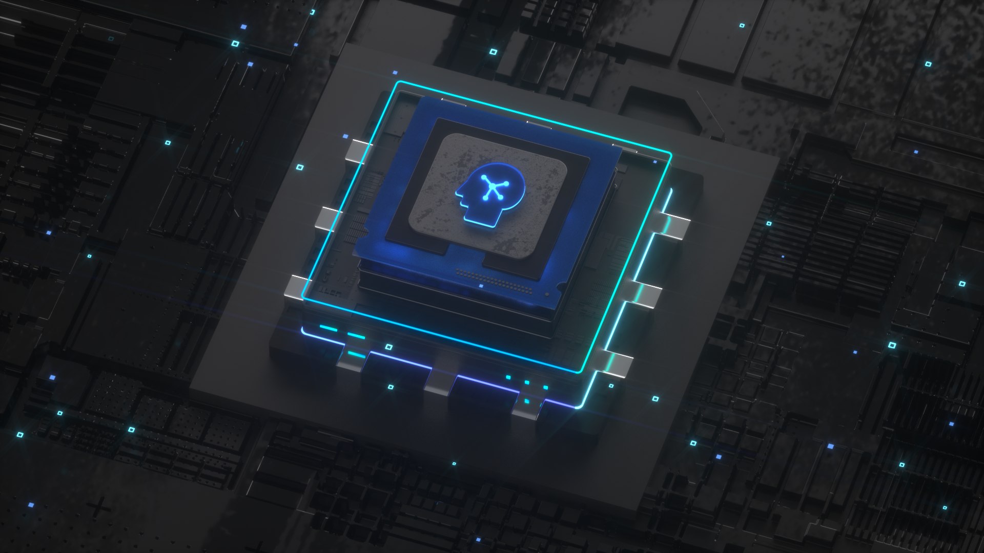 C4D Octane CPU Chip Core Capacitance Scifi Circuit Board 7 3D Model - TurboSquid 2140881