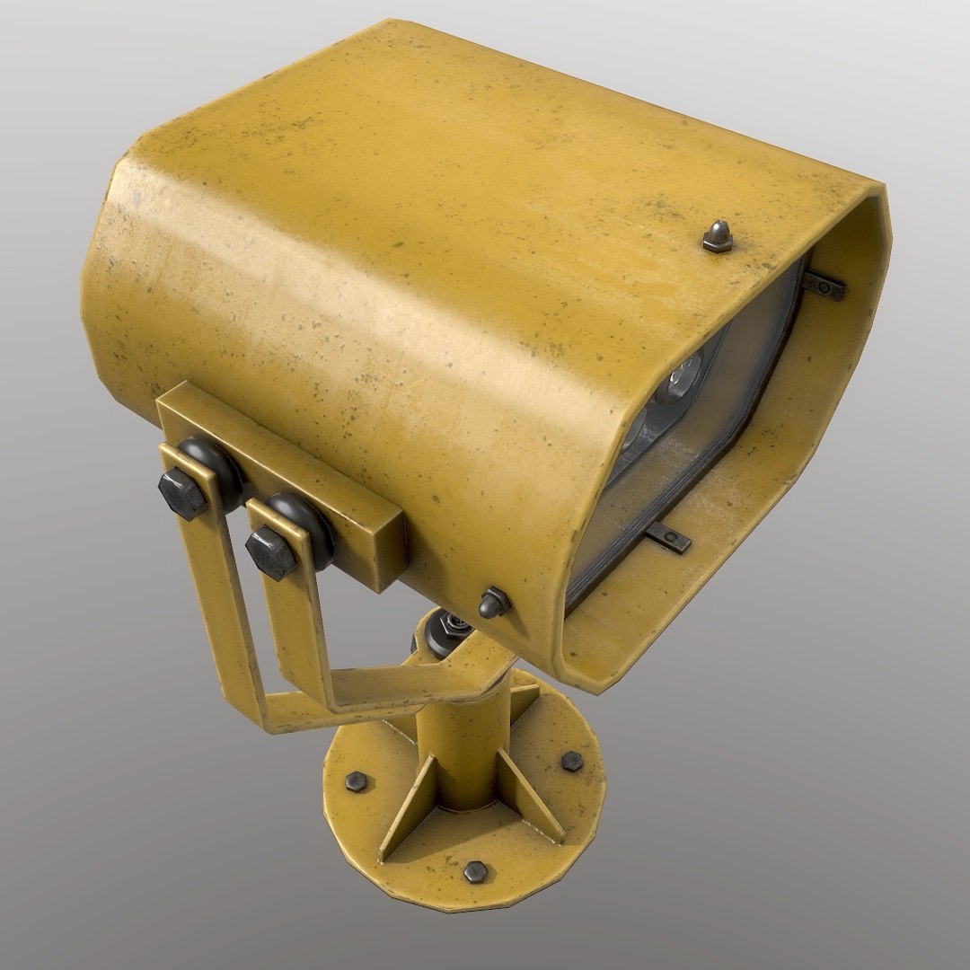 Searchlight V 2 Yellow 3D Model - TurboSquid 1496728
