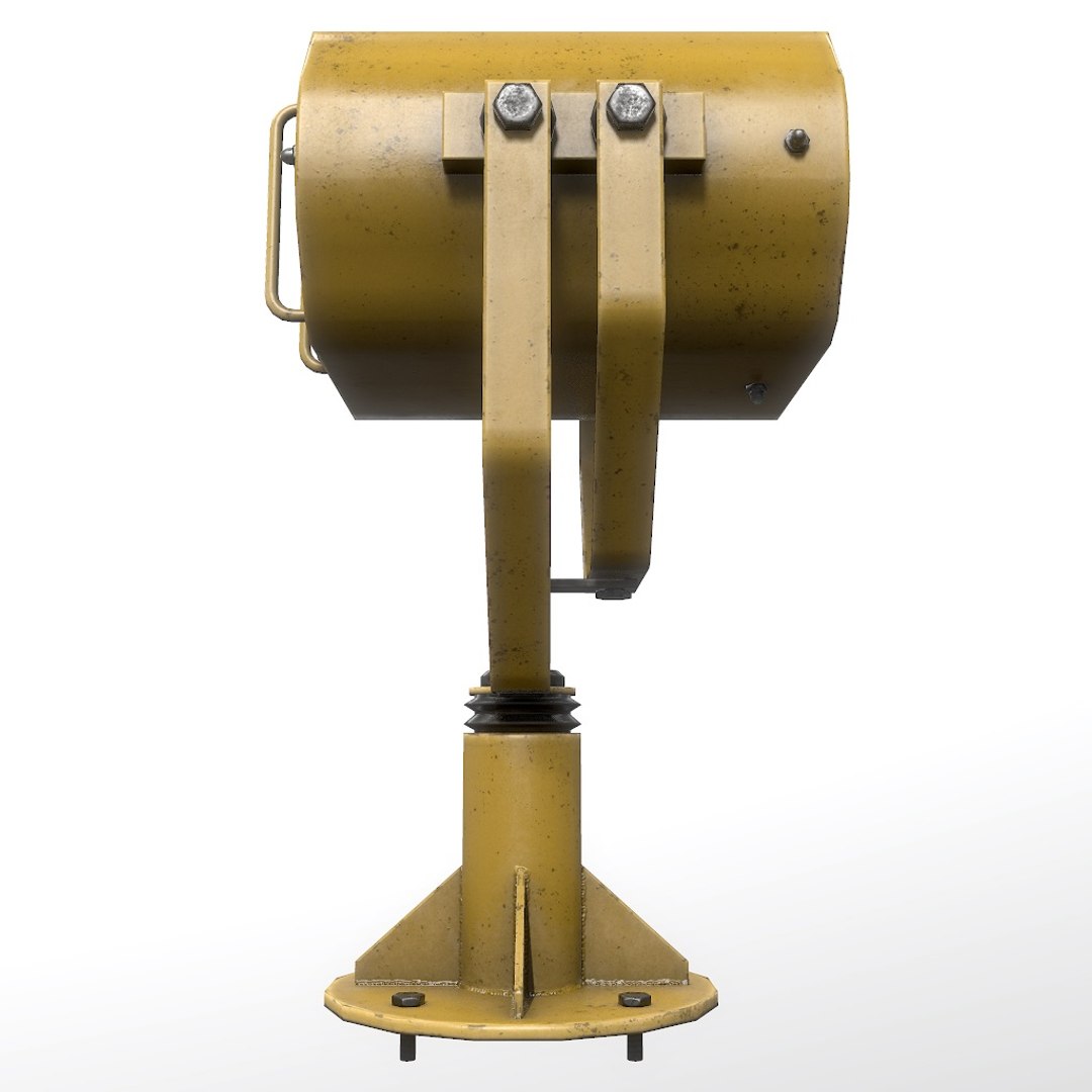 Searchlight V 2 Yellow 3D Model - TurboSquid 1496728