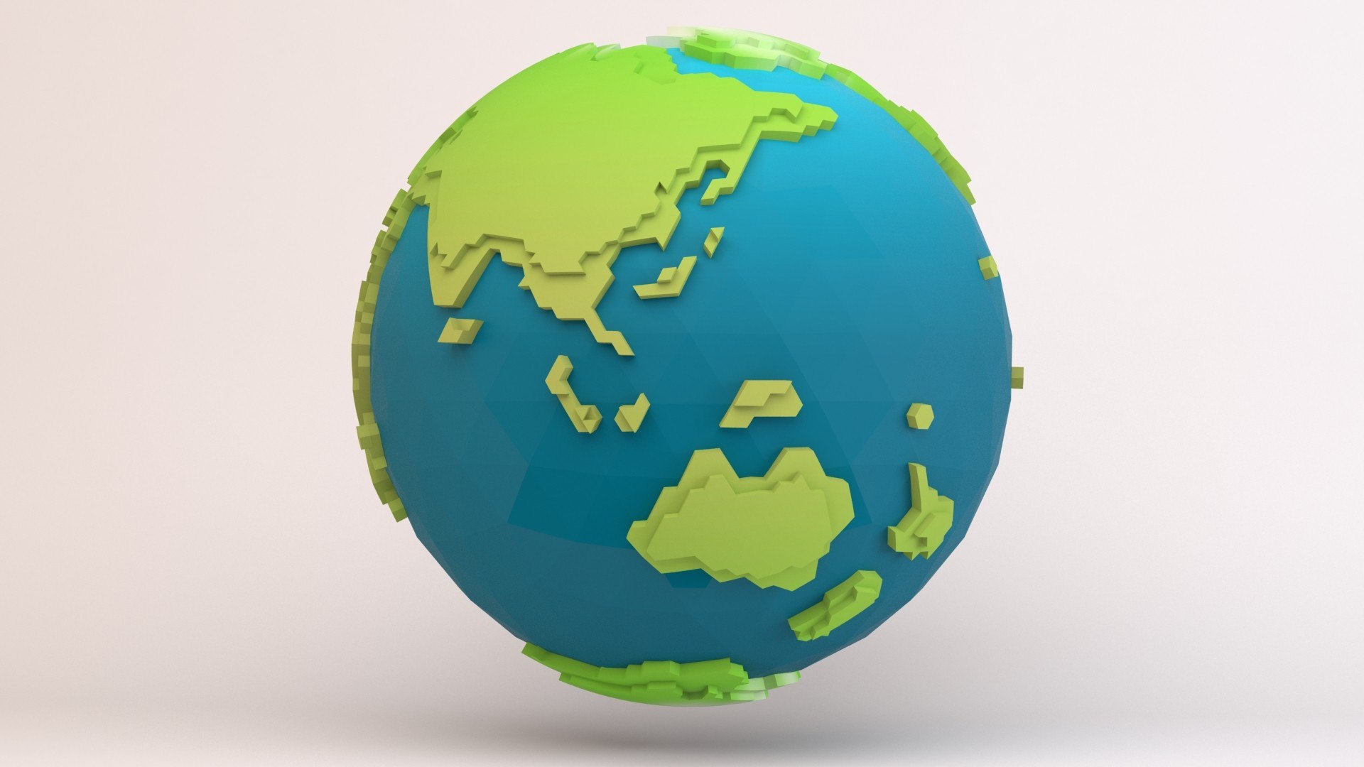 Stylized Earth Model - TurboSquid 1507349