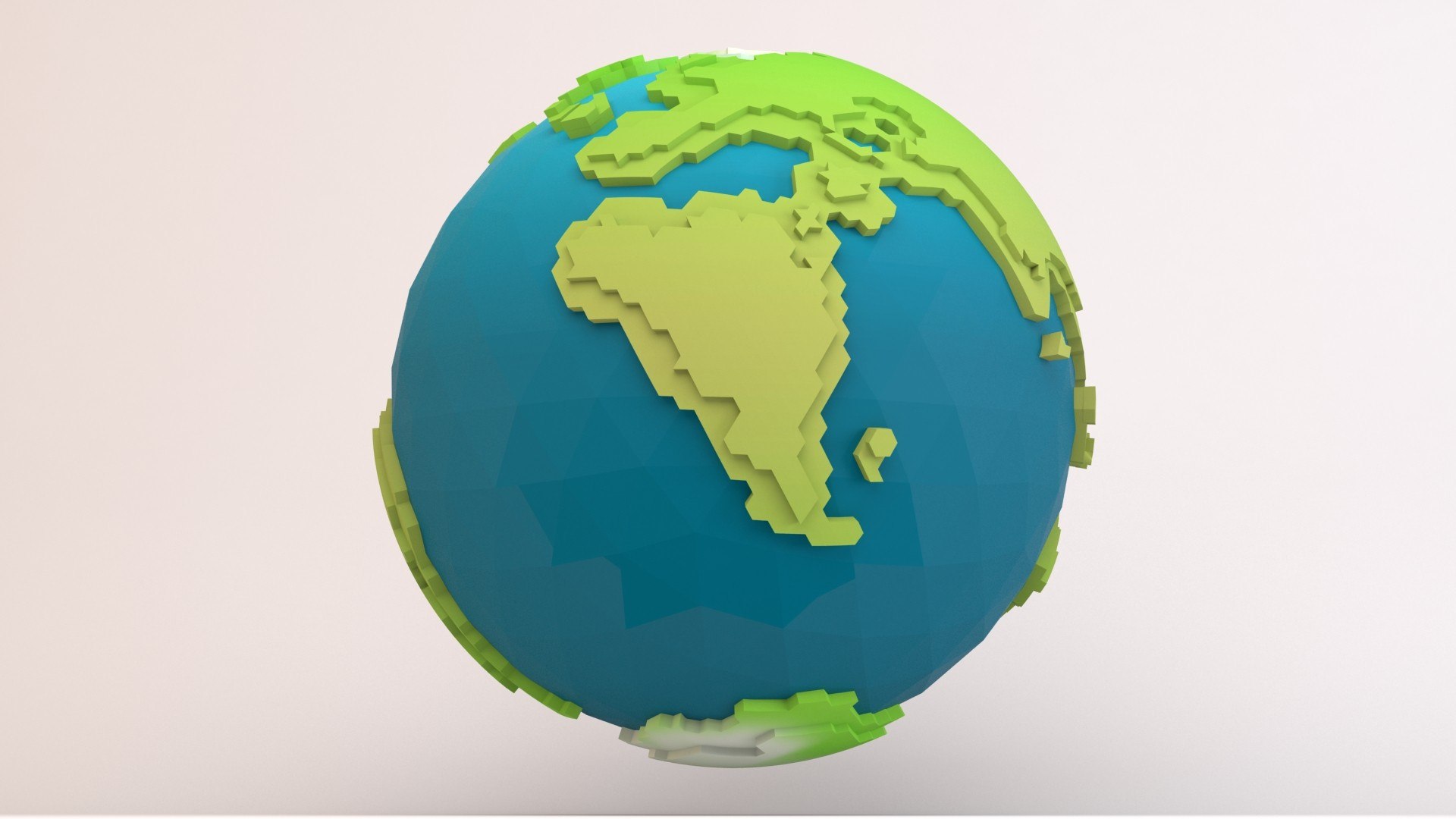 Stylized Earth Model - TurboSquid 1507349