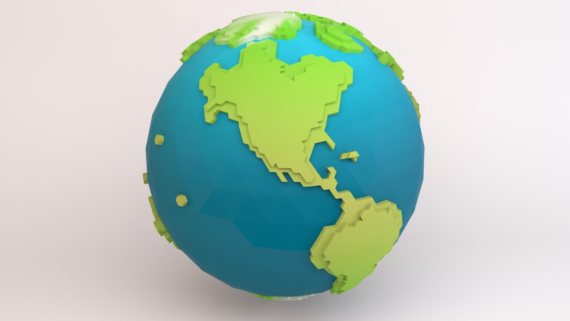 Stylized Earth Model - TurboSquid 1507349