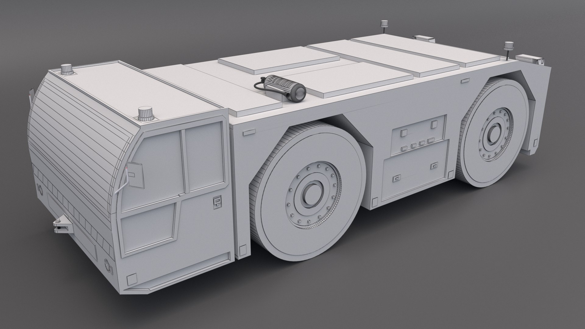 3D aircraft towing tractor model - TurboSquid 1523336