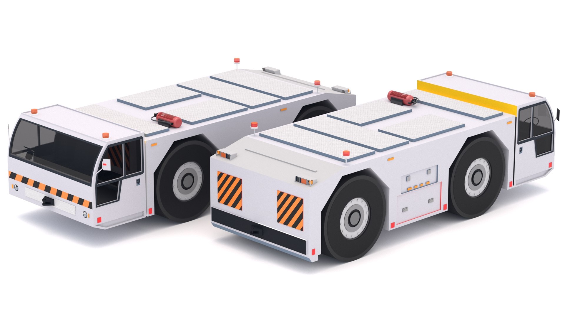 3D aircraft towing tractor model - TurboSquid 1523336