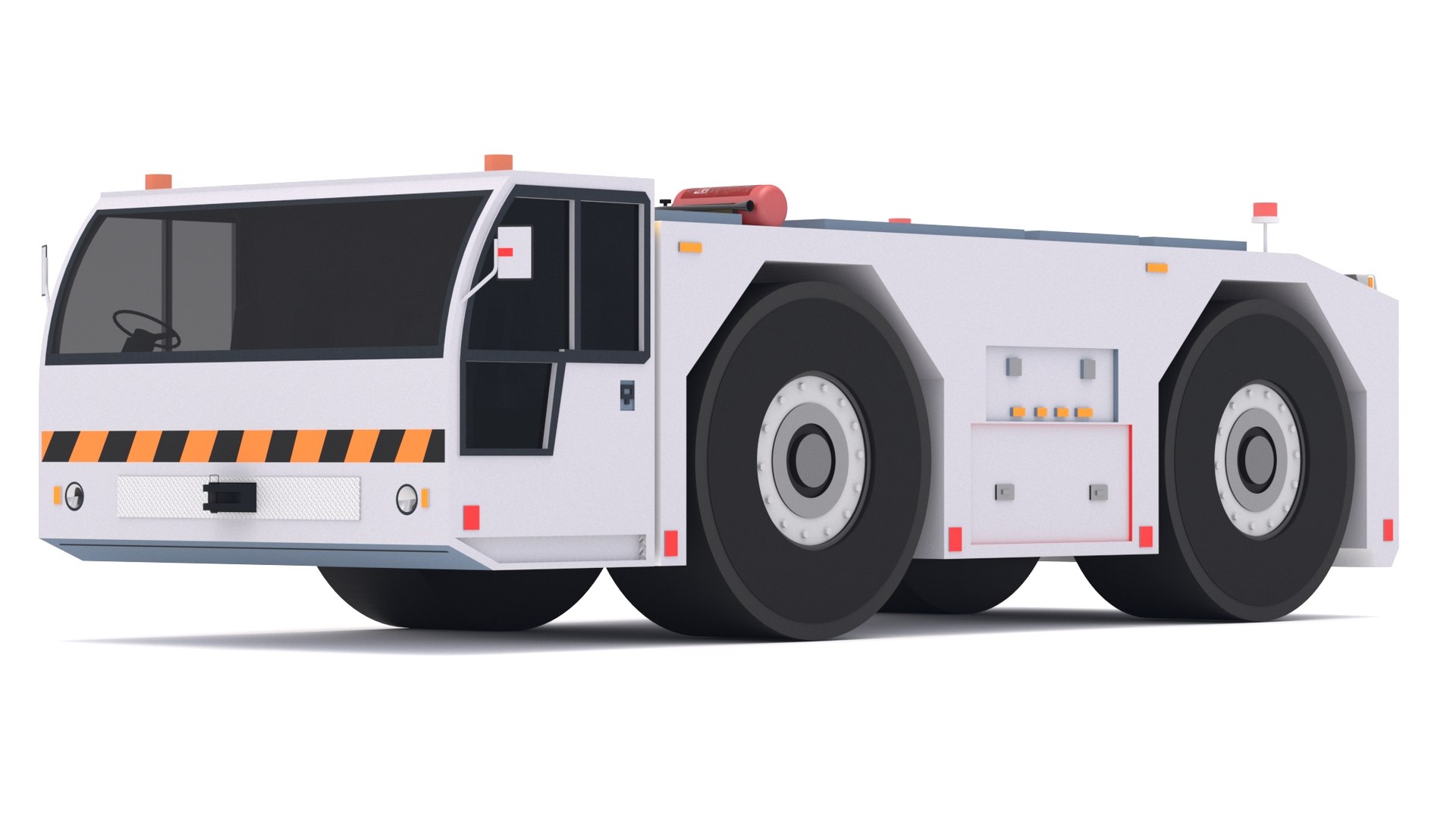 3D aircraft towing tractor model - TurboSquid 1523336