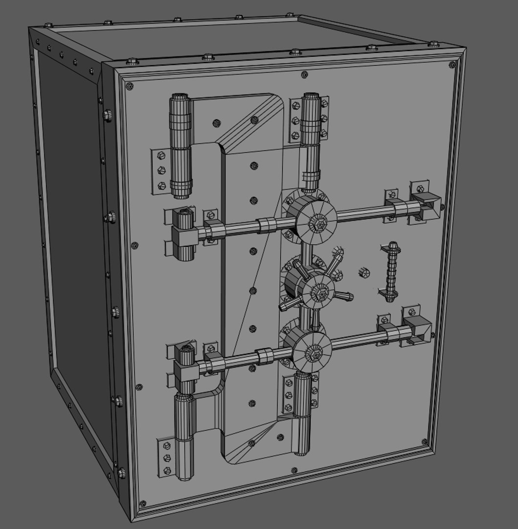 Box Safe 3D Model - TurboSquid 1190841