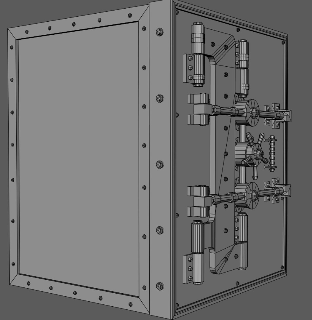 Box Safe 3D Model - TurboSquid 1190841