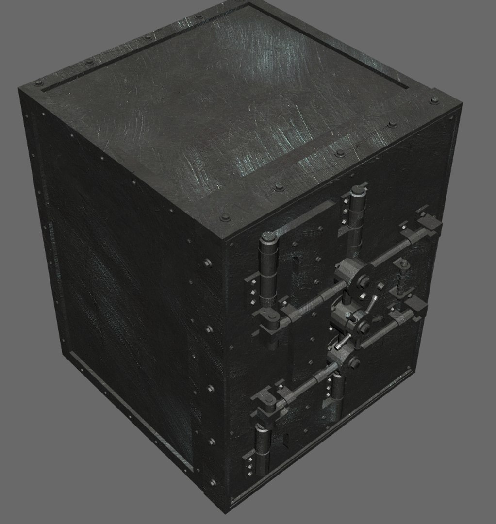 Box Safe 3D Model - TurboSquid 1190841