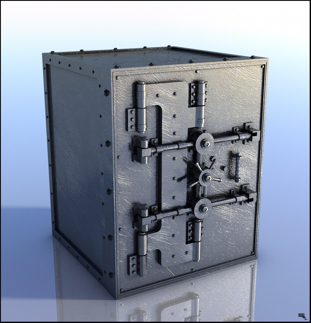 Box Safe 3D Model - TurboSquid 1190841