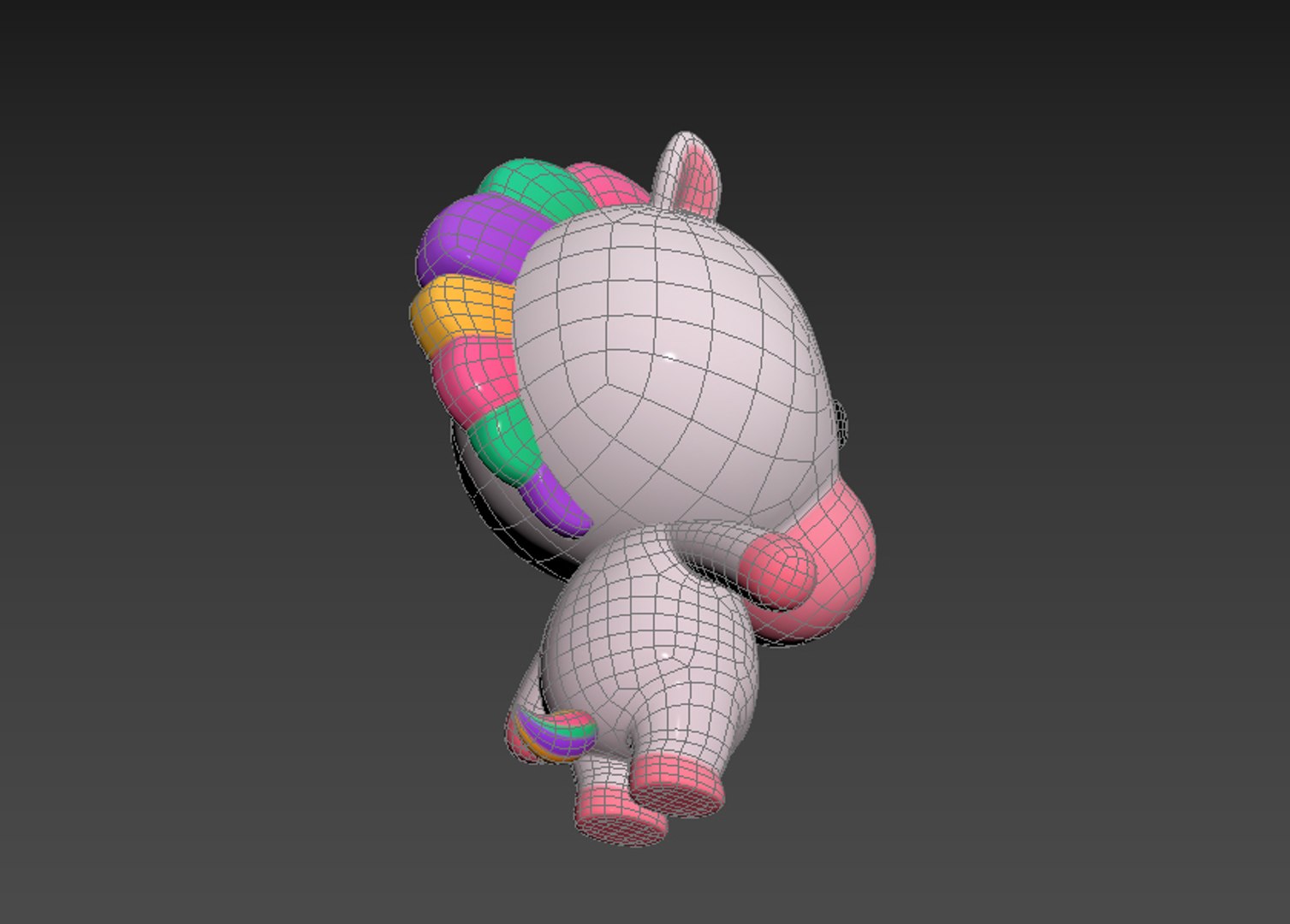 3D Unicorn Character Model - TurboSquid 1649235