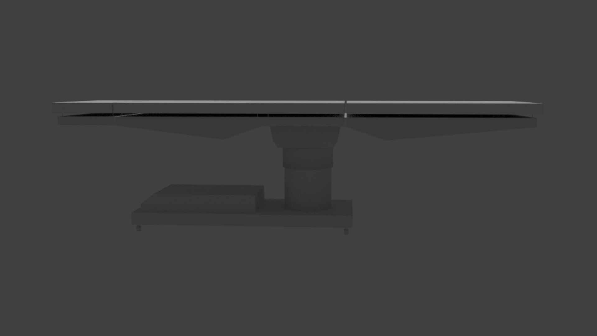 Surgery Table 3d Obj