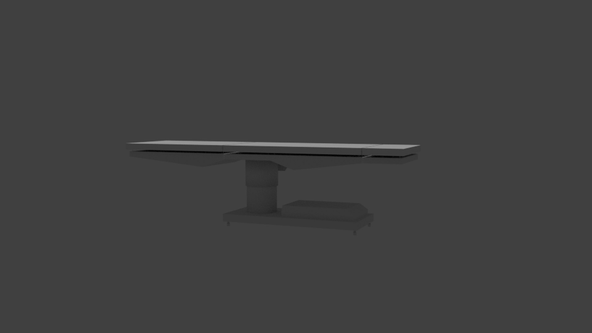 Surgery Table 3d Obj