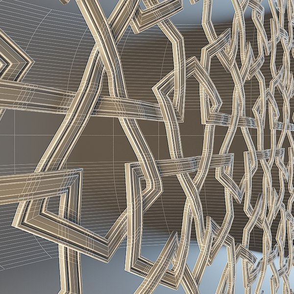 decorative wall 3d max