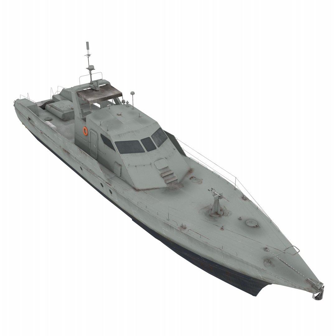 Military Border Patrol Boat Project 12200 3D Model - TurboSquid 1869080