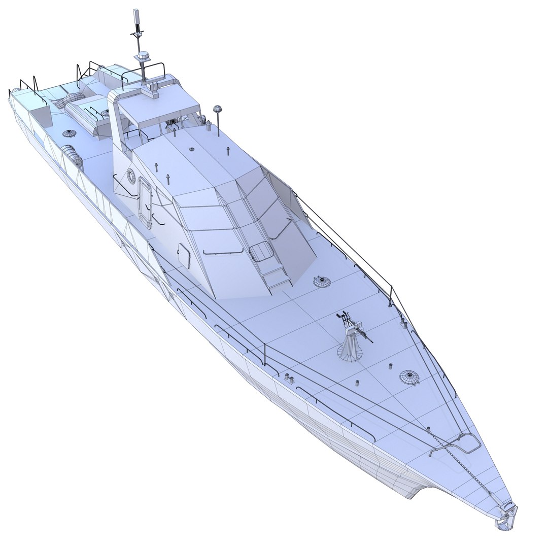 Military Border Patrol Boat Project 12200 3D Model - TurboSquid 1869080