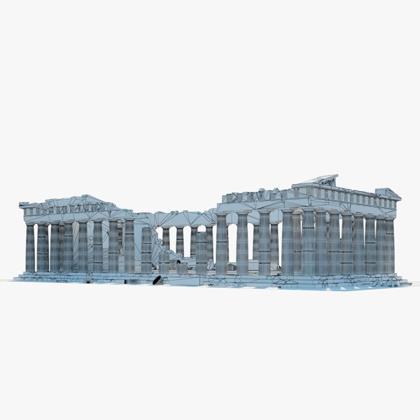 3D Parthenon ruins model - TurboSquid 1741865