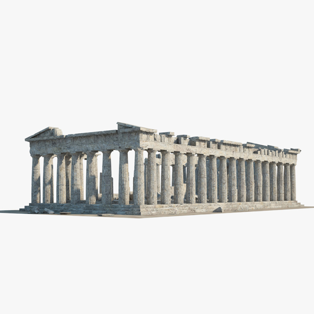 3D Parthenon ruins model - TurboSquid 1741865