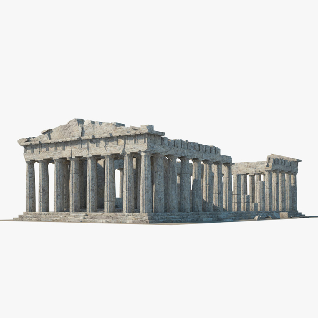 3D Parthenon ruins model - TurboSquid 1741865