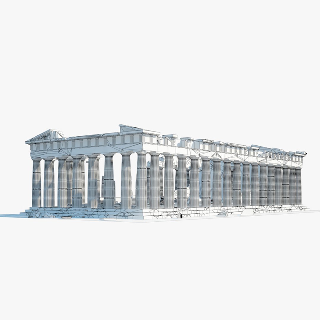 3D Parthenon Ruins Model - TurboSquid 1741865