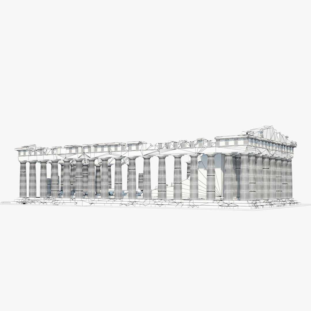 3D Parthenon Ruins Model - TurboSquid 1741865
