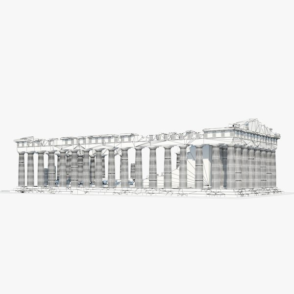 3D Parthenon ruins model - TurboSquid 1741865