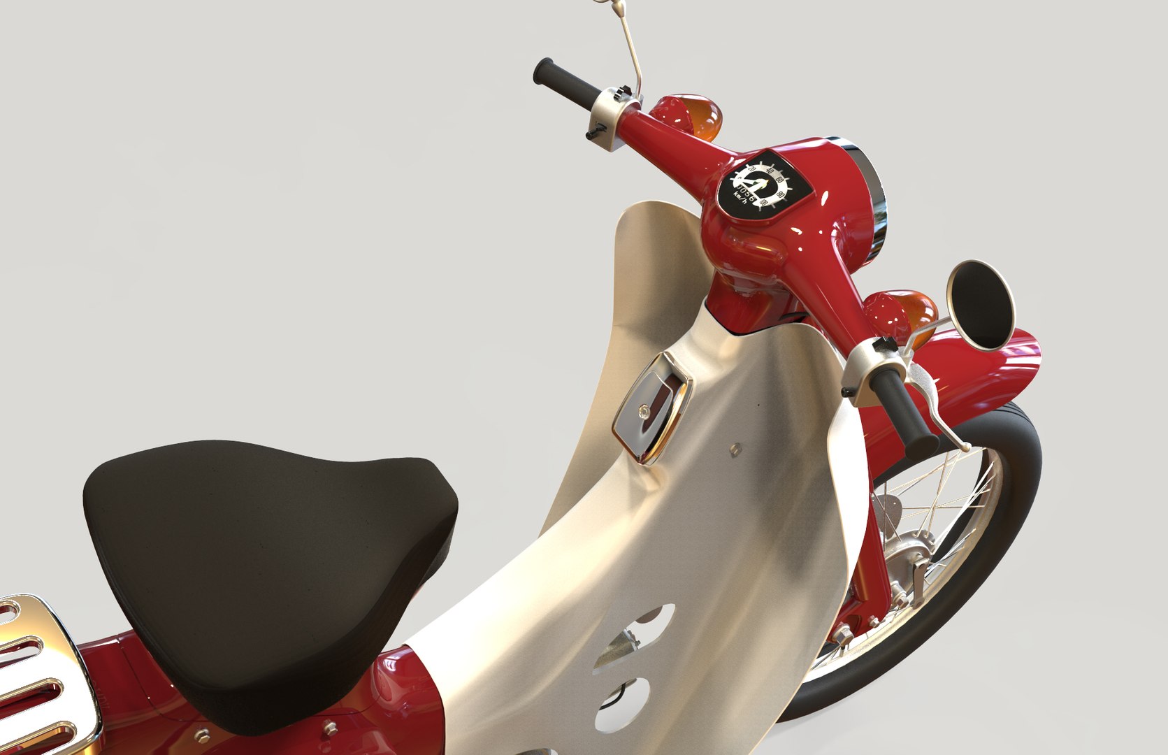 C90 Cub 3d Model
