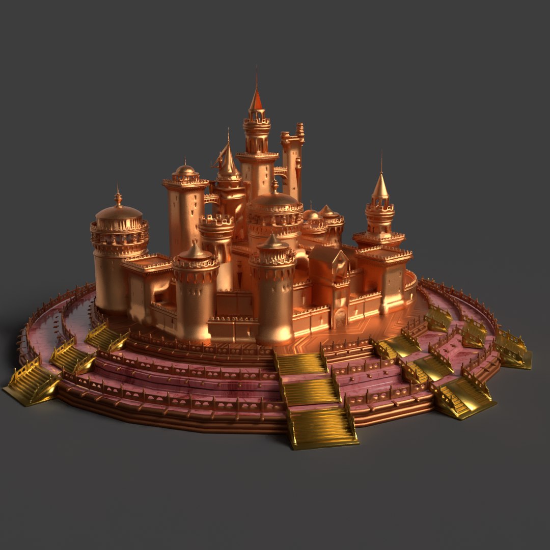 3D Chinese Castle Model - TurboSquid 2335500