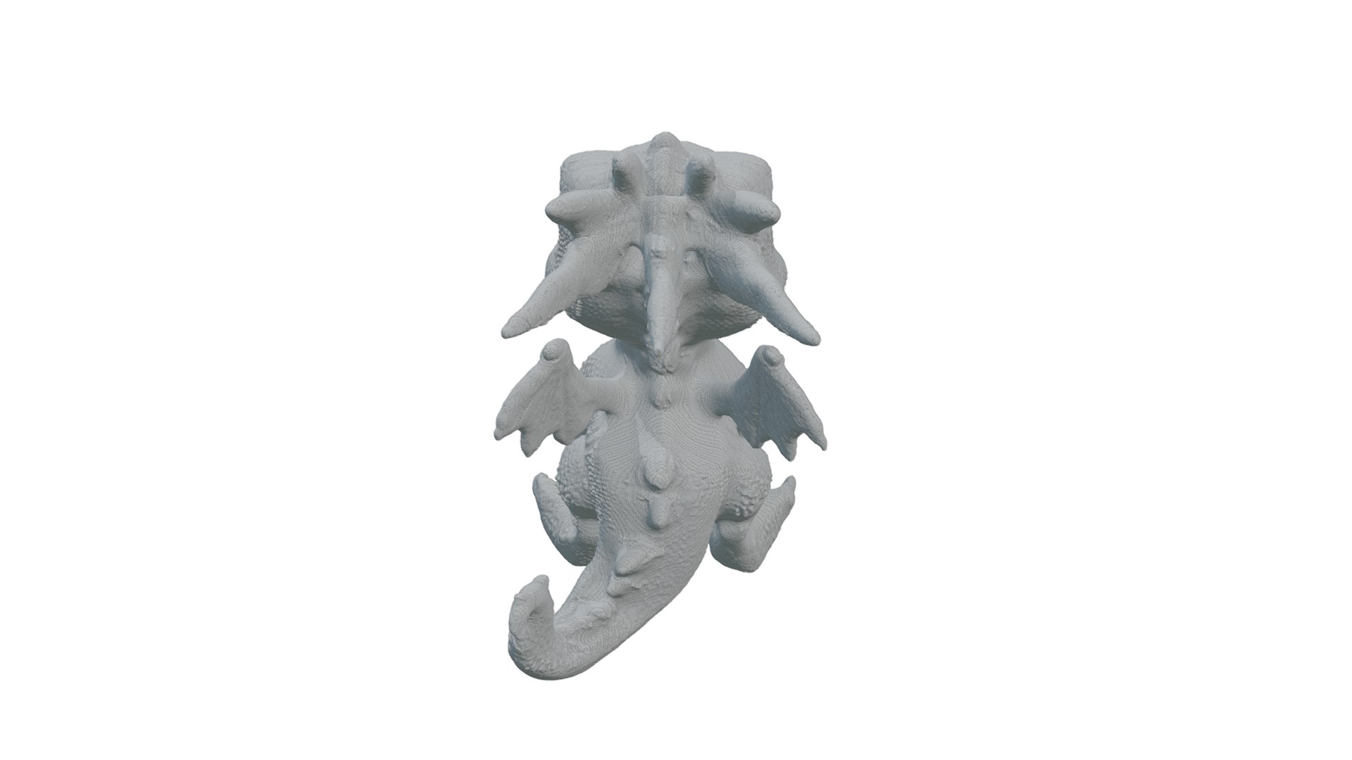 3D Blue Baby Dragon 1 Model - TurboSquid 2242284