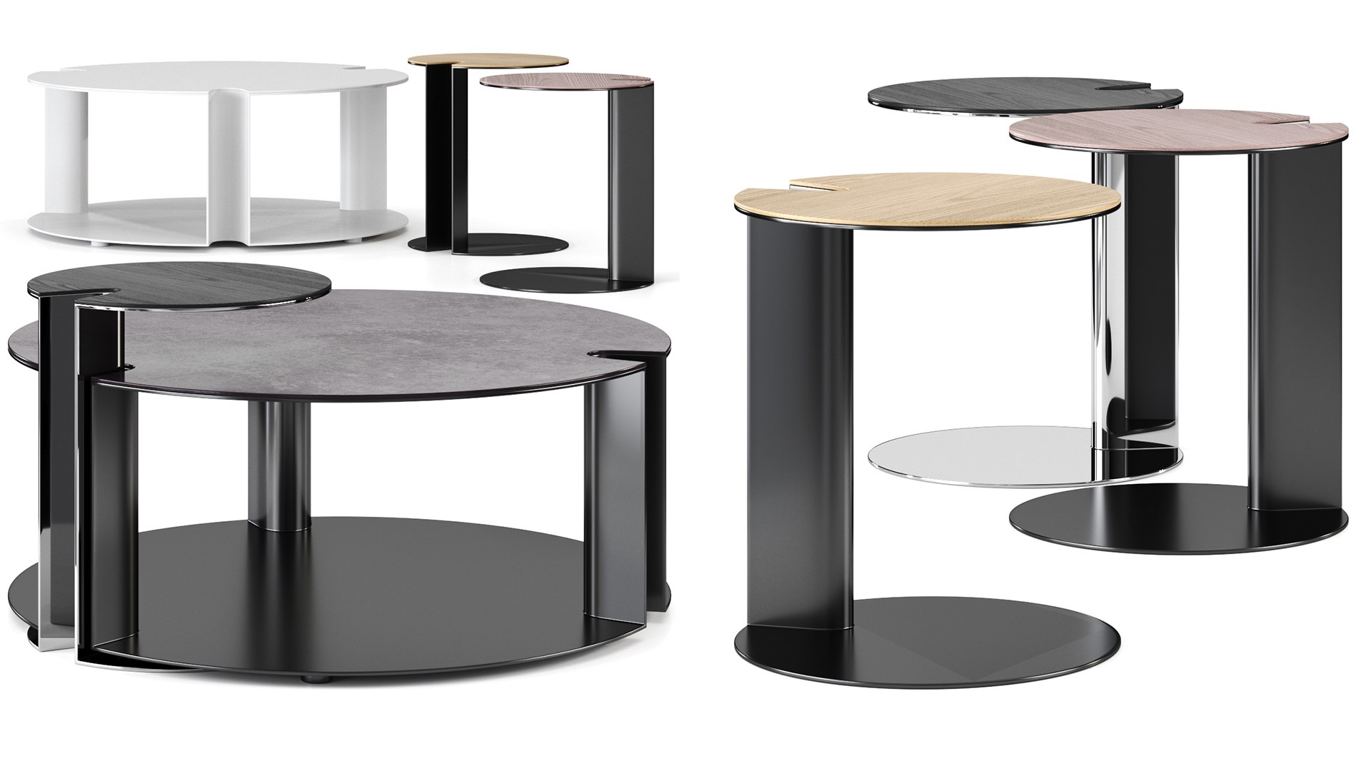 Nix By BB Italia Table 3D Model - TurboSquid 2107443