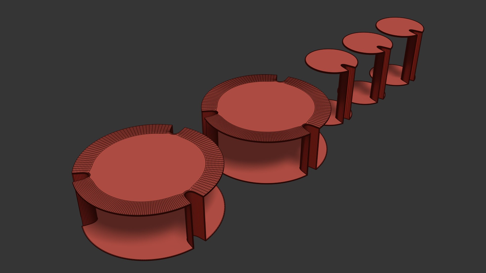 Nix by BB Italia Table 3D model - TurboSquid 2107443