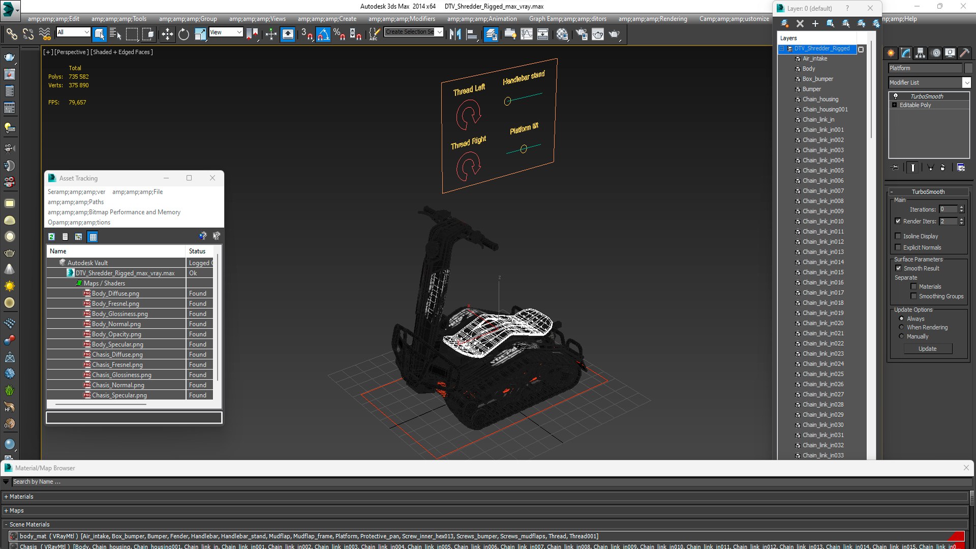 DTV Shredder Rigged 3D model - TurboSquid 2169213