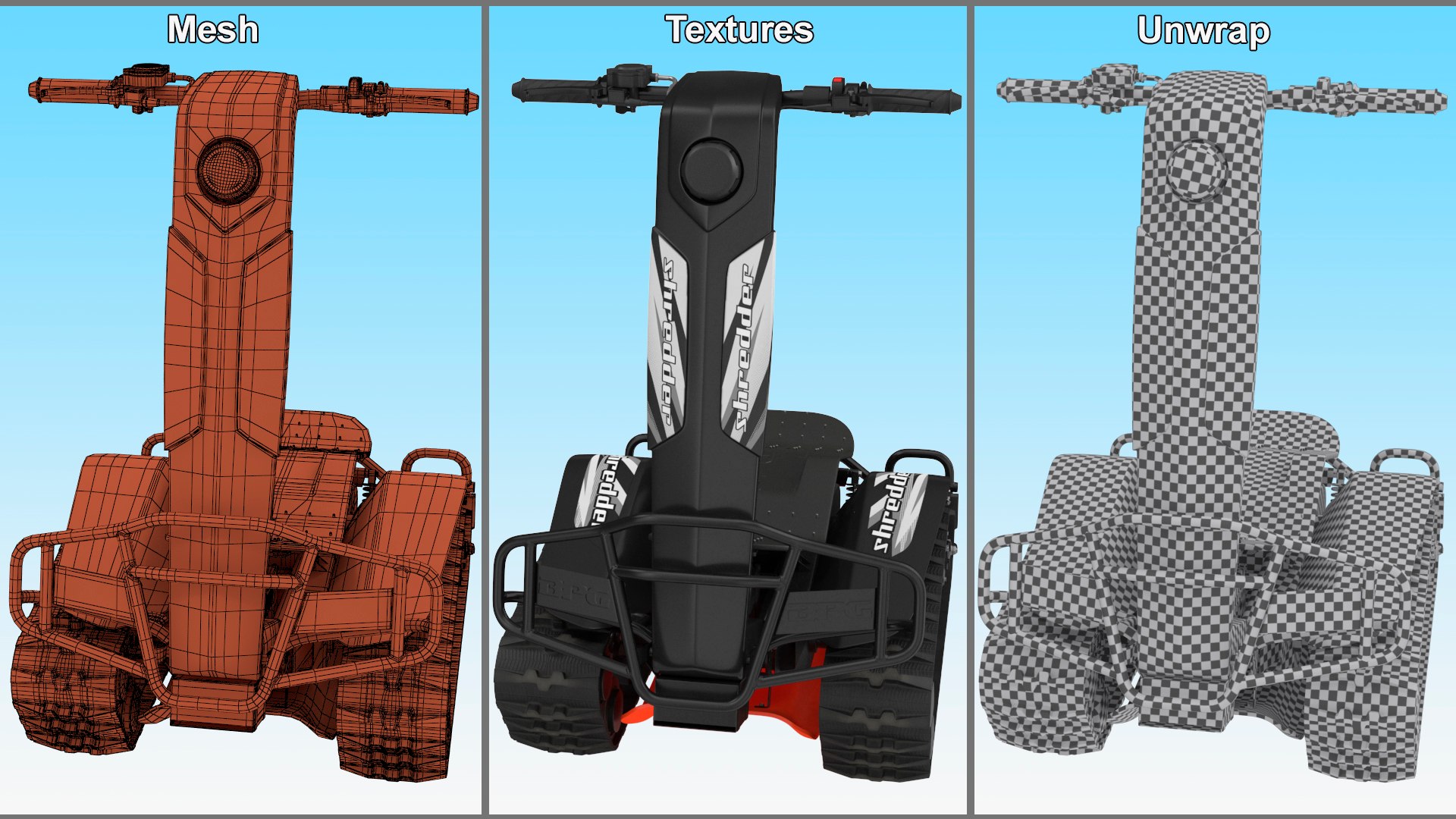 DTV Shredder Rigged 3D model - TurboSquid 2169213