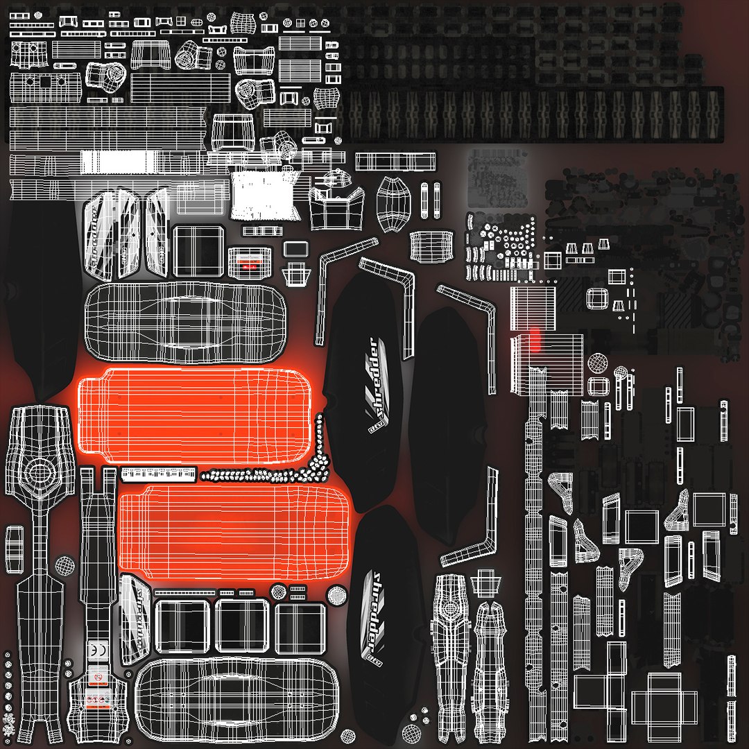 DTV Shredder Rigged 3D model - TurboSquid 2169213