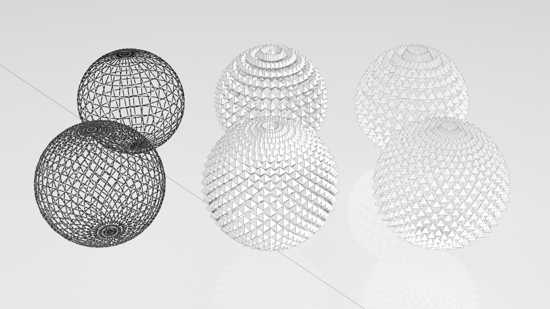 Various Shape Spheres Pack 3D Model - TurboSquid 1783466